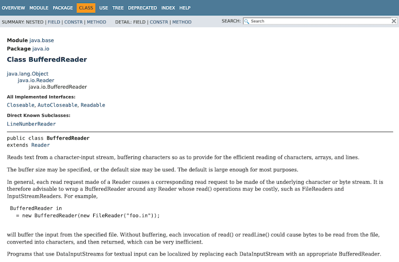 Reading 2 Basic Java