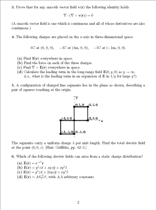 Physics 8.07 Problem Set 1