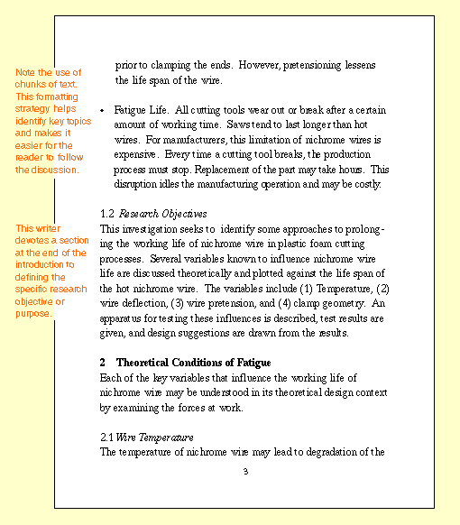 Sample Of Research Report Writing The Document Template