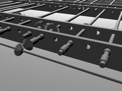 Wheel-and-disc integrator skeletons