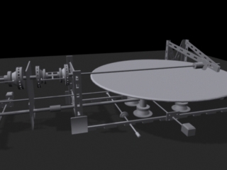 Wheel-and-disc integrator skeletons