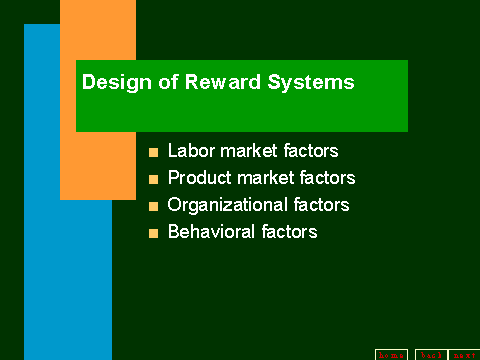 Design of Reward Systems